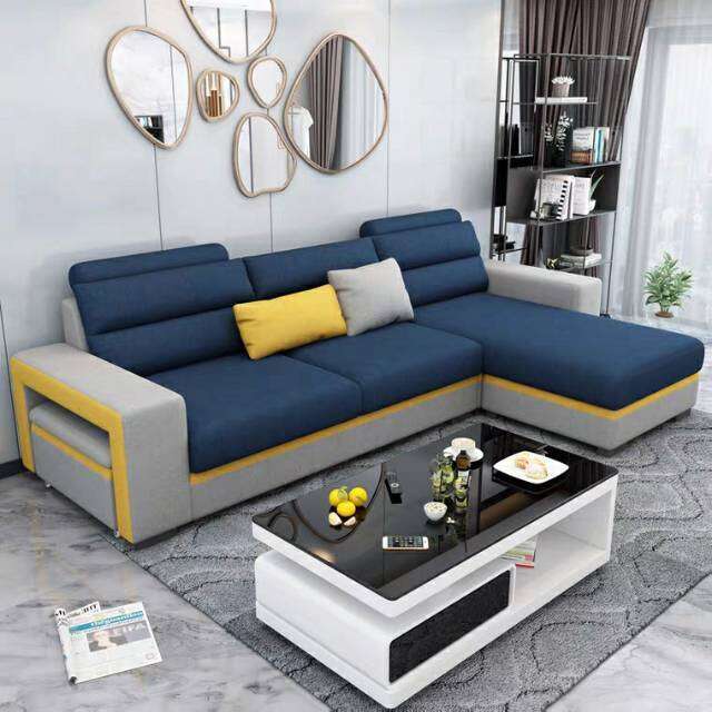sofa set meja minimalist furniture ruang tamu | Lazada Indonesia