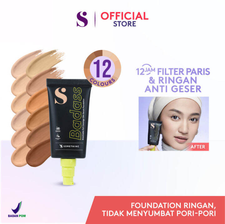 SOMETHINC Badass Breathable Full Coverage 12HR Serum Foundation ...