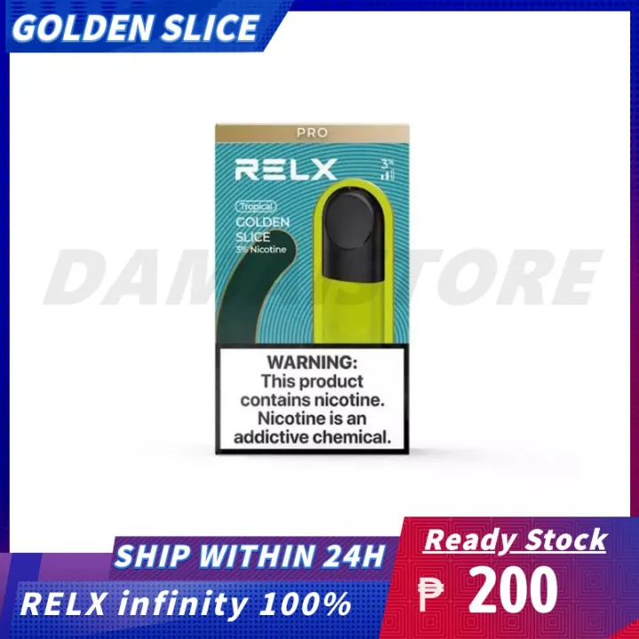 【Cash sa paghahatid】 【Single Pod】RELX Infinity (GOLDEN SLICE) Pro Pods ...