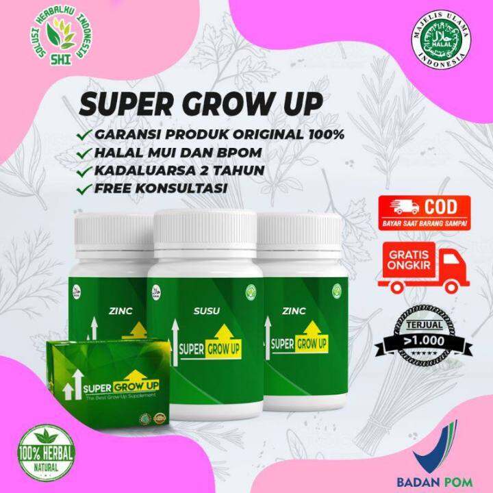 Super Grow Up Peninggi Badan Terbaik Varian 100 Hari | Lazada Indonesia
