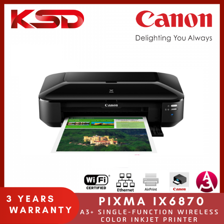Canon Pixma iX6870 Inkjet Printer | Lazada