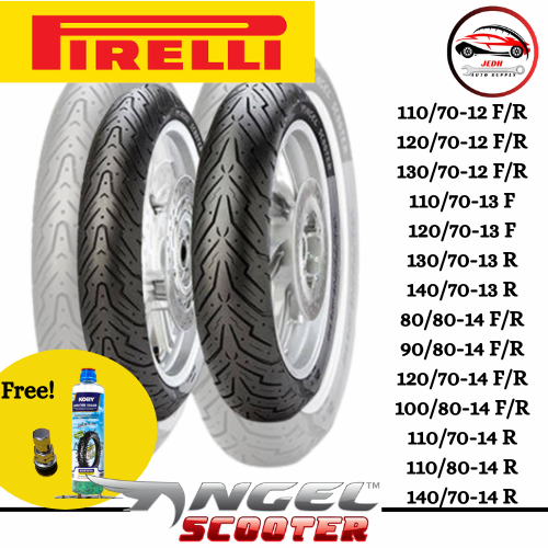 Pirelli Angel Scooter Motorcycle Tire with free Koby Tire sealant and ...