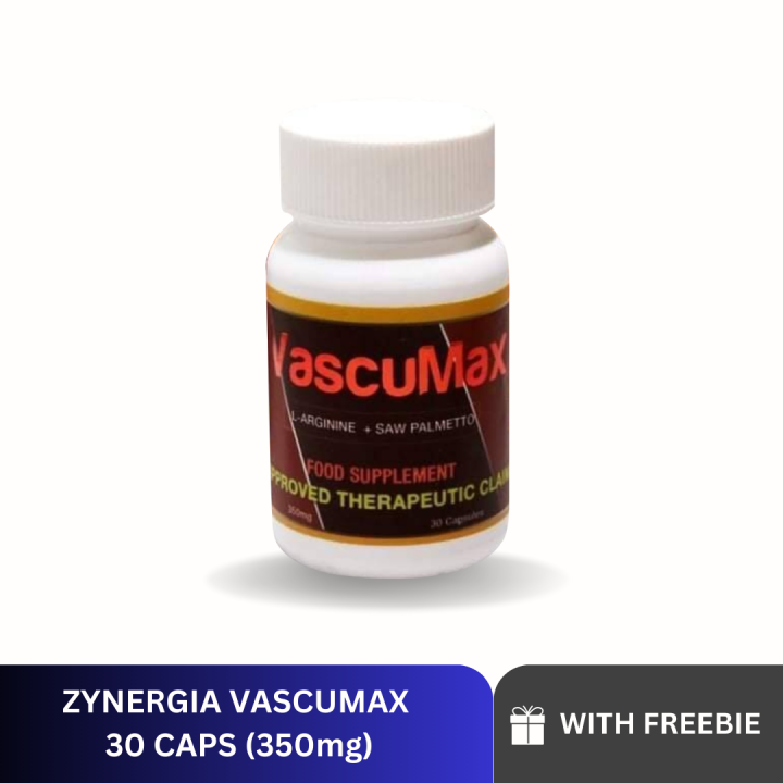 ORIGINAL ZYNERGIA VASCUMAX BY DOC ATOIE WITH L-ARGININE AND SAW ...
