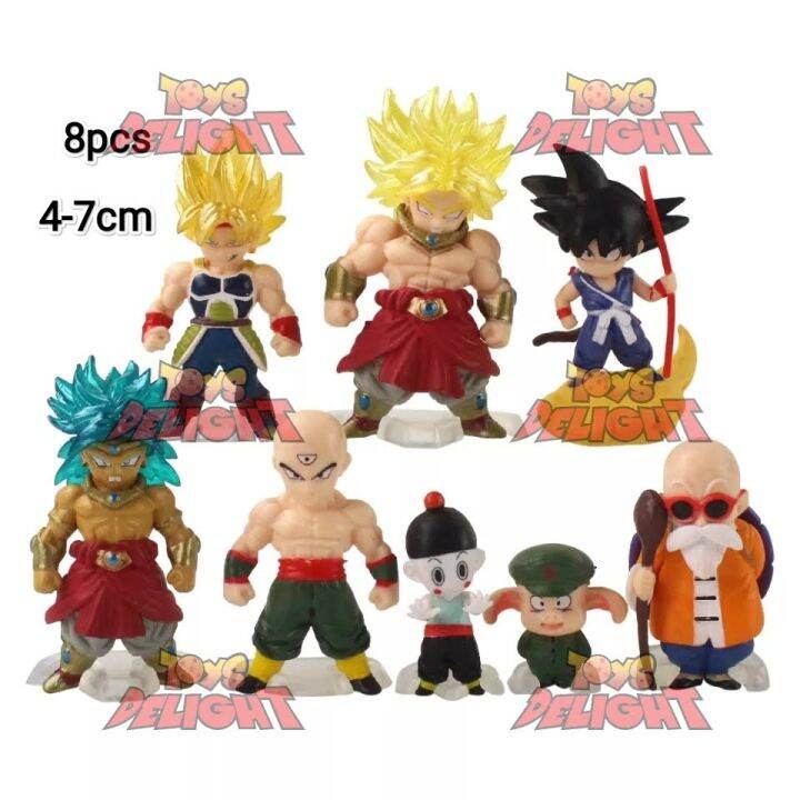 Dragonball Dragon Ball Goku Broly chibis 6pcs / 8pcs / 12pcs mini ...