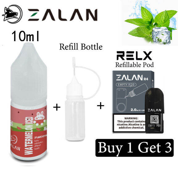 【Buy 1 take 3】zalan juice Refillable pods set Original 3 in 1 ...