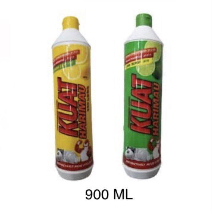 Kuat Harimau Dishwashing Liquid 900ml - Lemon Zap / Lime Burst | Lazada