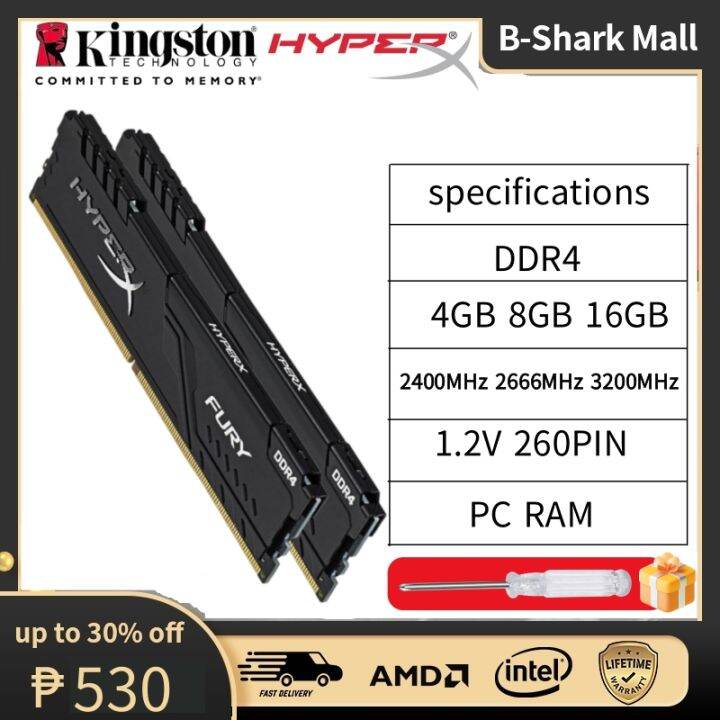 Original Kingston HyperX DDR4 RAM 4g/8g/16g 2400MHz 2666Mhz 3200MHz ...