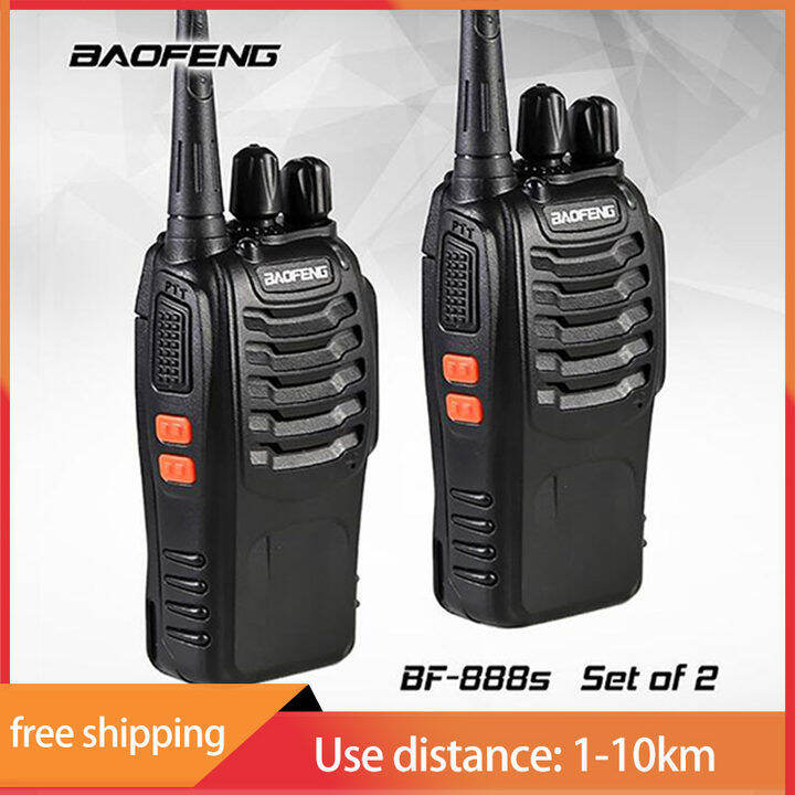 【Baofeng】Bf 888S [2 Pcs] Walkie Talkie With Flashlight Strong And ...