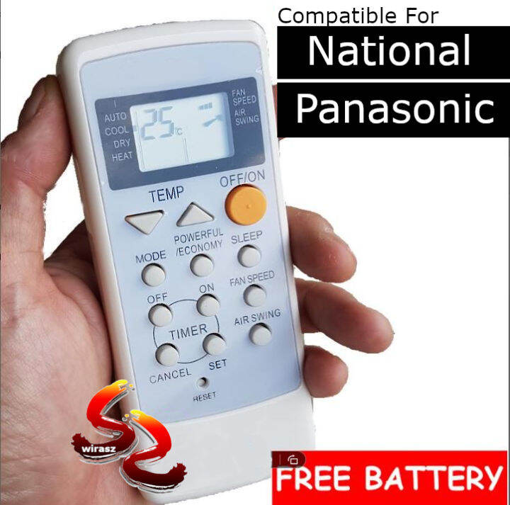 Panasonic NATIONAL Air Cond AIR REMOTE CONTROL air con CONDITIONER A75C2143 / A75C2146 ...