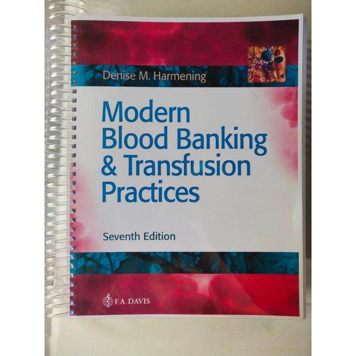 Modern Blood Banking & Transfusion Practices, 7th Edition | Lazada PH