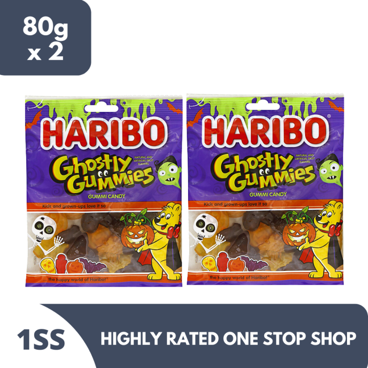 Haribo Ghostly Gummies 80g x 2 | Lazada PH