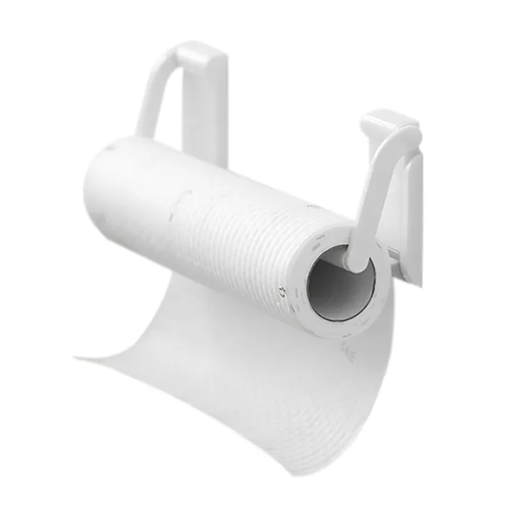 Fypo Adjustable Roll Paper Holder Magnetic Reel Paper Storage Rack Wall ...