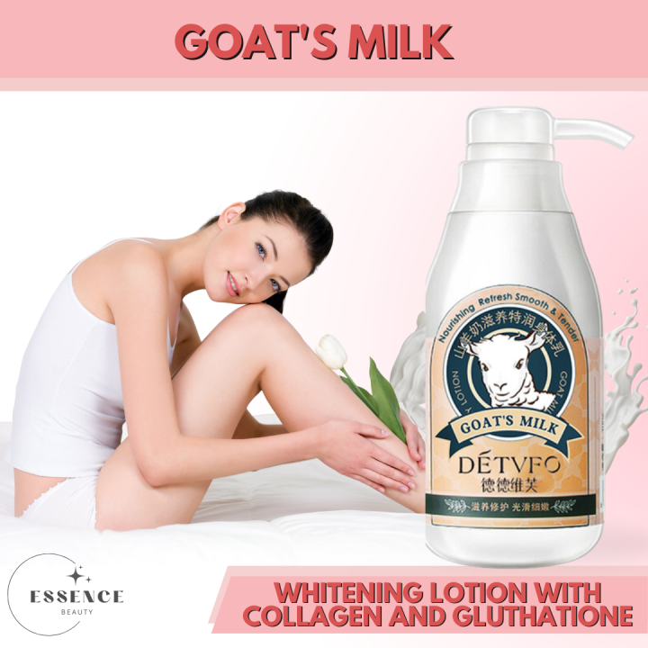 DETVFO whitening lotion Goat milk body lotion moisturizing lotion chicken skin body cream ...