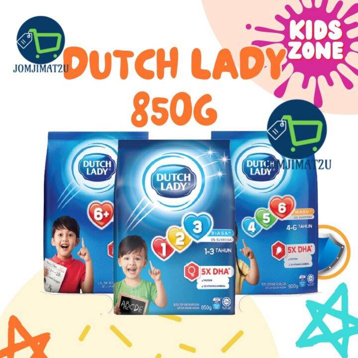 Dutch Lady GUM 123 GUM 456 Milk Powder (850G) (milk formula) - growing ...