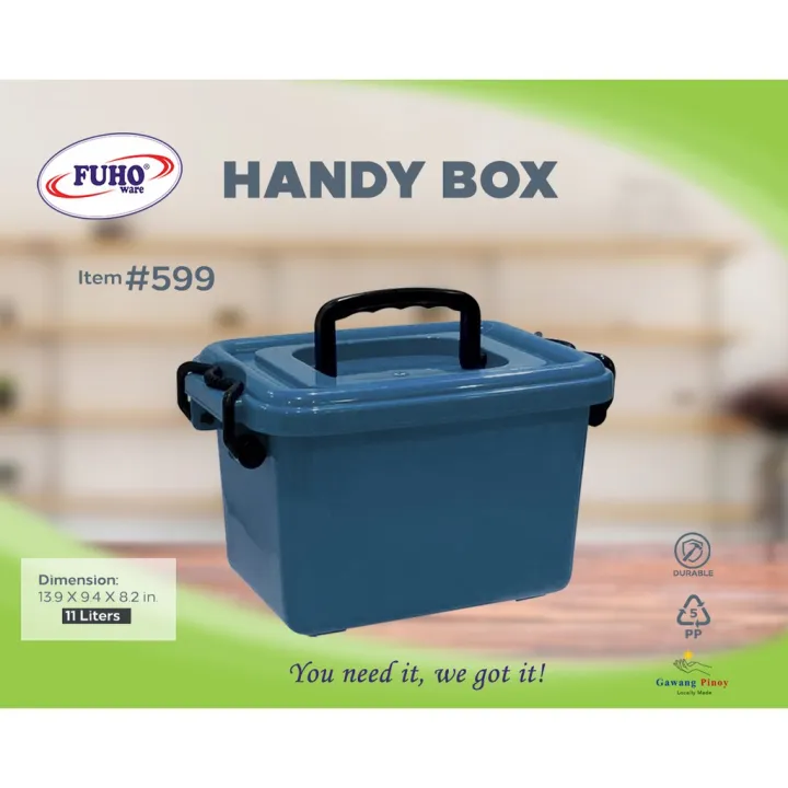 Plastic Handy Box 11 liters 1 pc. (storage container organizer stock ...