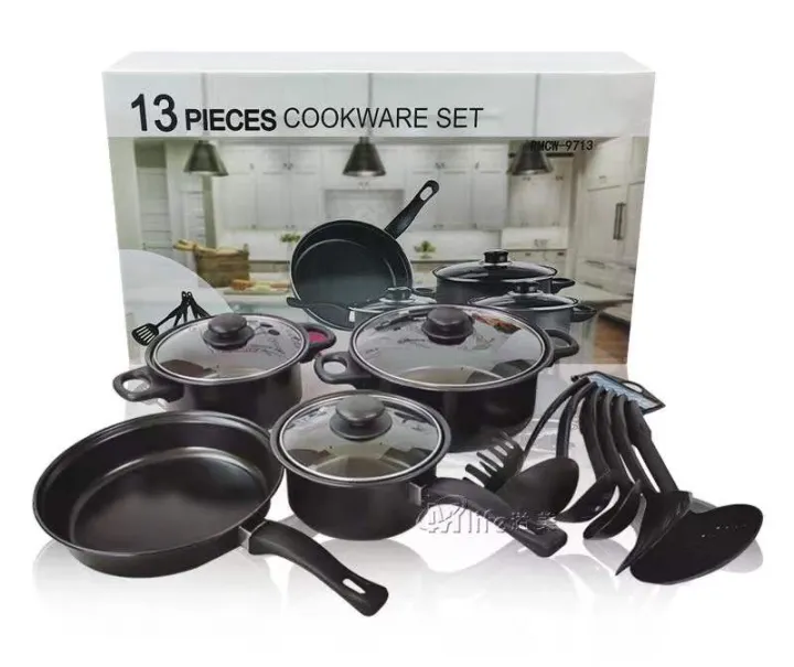 13 Pieces Cookware Set For Kitchen | Lazada PH
