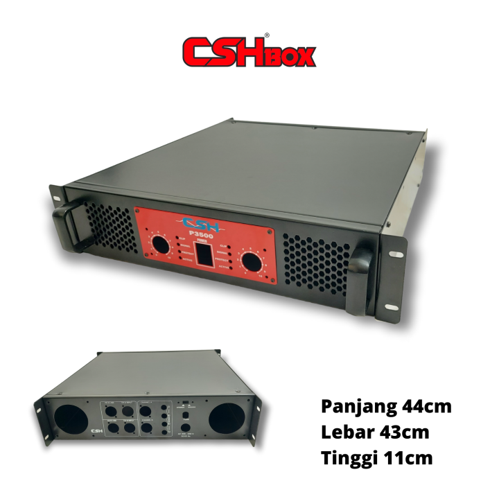 Box Power Amplifier CSH Seri P 3500 (box 2u) 2 Channel | Lazada Indonesia