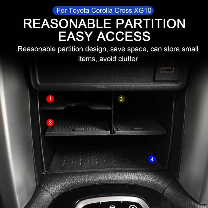 Car Center Console Storage Container Organizer Box for Toyota Corolla ...