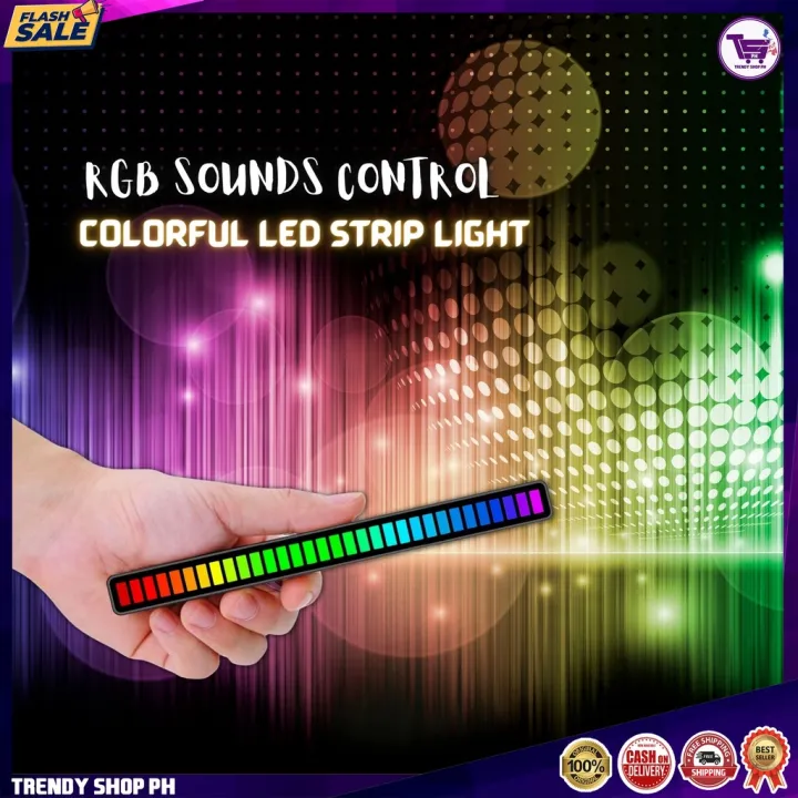 【Hot Stock】 Original RGB Sounds Control Led Light Bar Rhythm ...