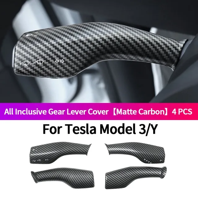 For Tesla 2021-2022 Model 3 Model Y Car All Inclusive Gear Lever ...
