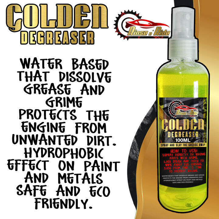 PREMIUM GOLDEN DEGREASER SPRAY AND SLAY THE GREASE AWAY BRIGHTENER ...