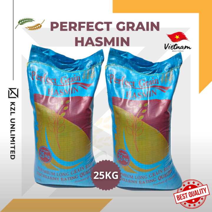 Perfect Grain Hasmin Premium Long Grain Rice Excellent Eating Quality ...