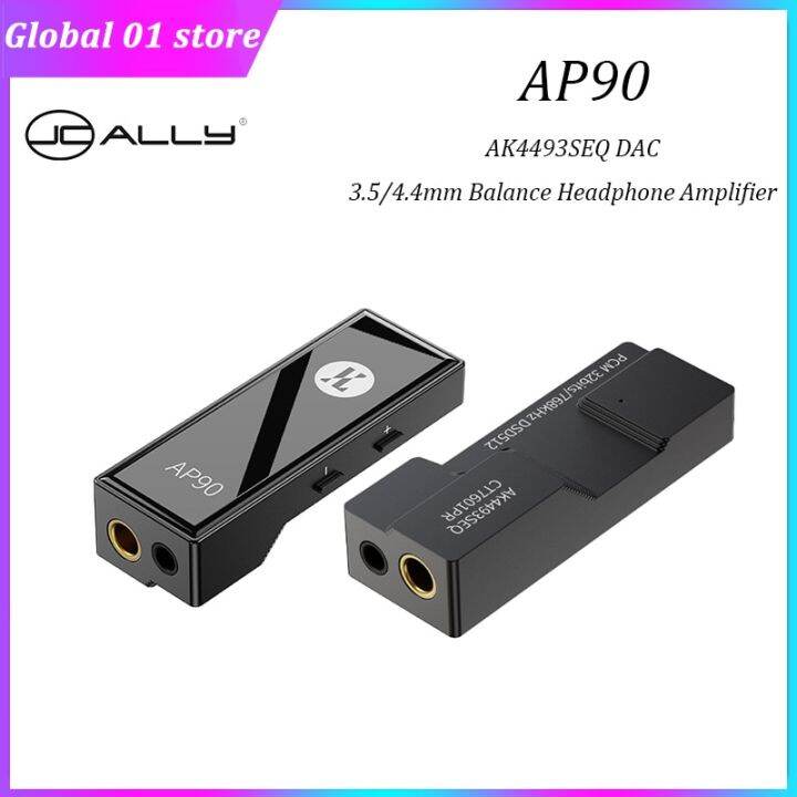 Jcally AP90 Headphone Amplifier AK4493SEQ DAC USB C Decoder Type-c To 3 ...