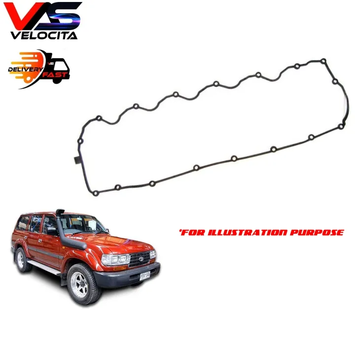 TOYOTA VALVE ROCKER COVER GASKET LAND CRUISE HZJ80 1HD 12V GENUINE ...