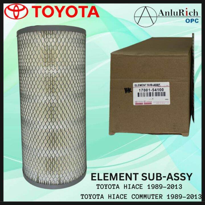 TOYOTA Element Sub-Assy Air Filter for Toyota Hiace & Hiace Commuter ...