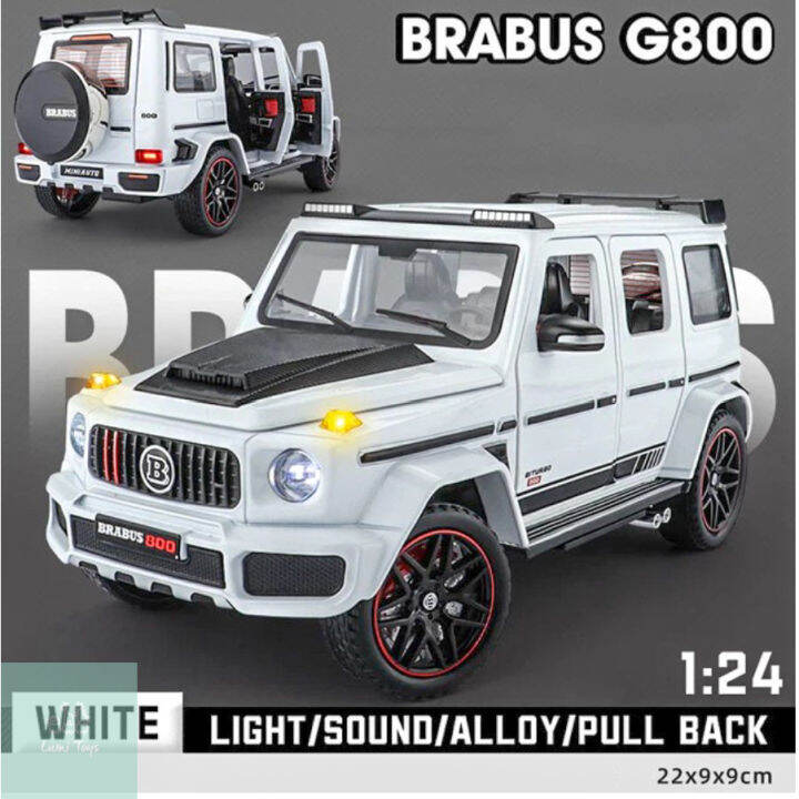 Diecast Mobil Mercy Jeep Brabus Pullback Lampu Suara 1:24 1106 | Lazada ...