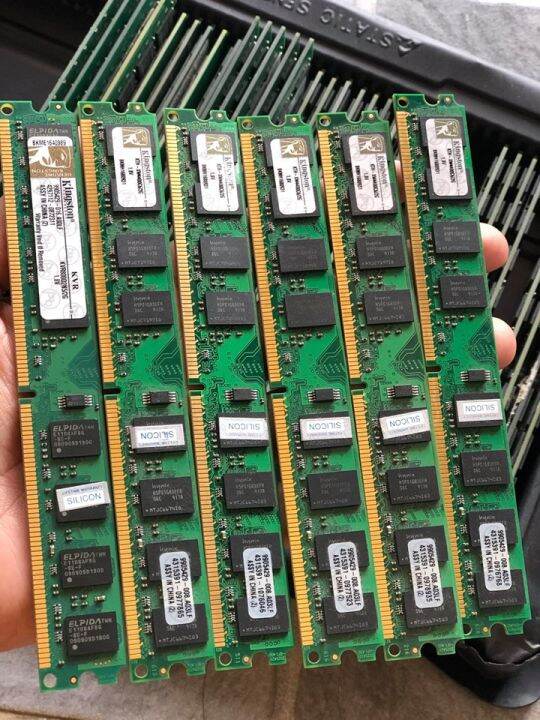 RAM DDR2 2G bus 667-800 PC2 แรมพีซีคละแบรนด์ แรมสำหรับคอมพิวเตอร์ PC ...