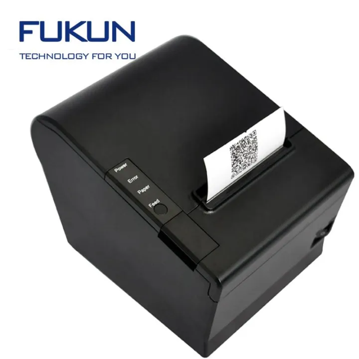FUKUN FK-POS80-BS Thermal Printer/ High Quality 80mm USB & LAN Thermal ...
