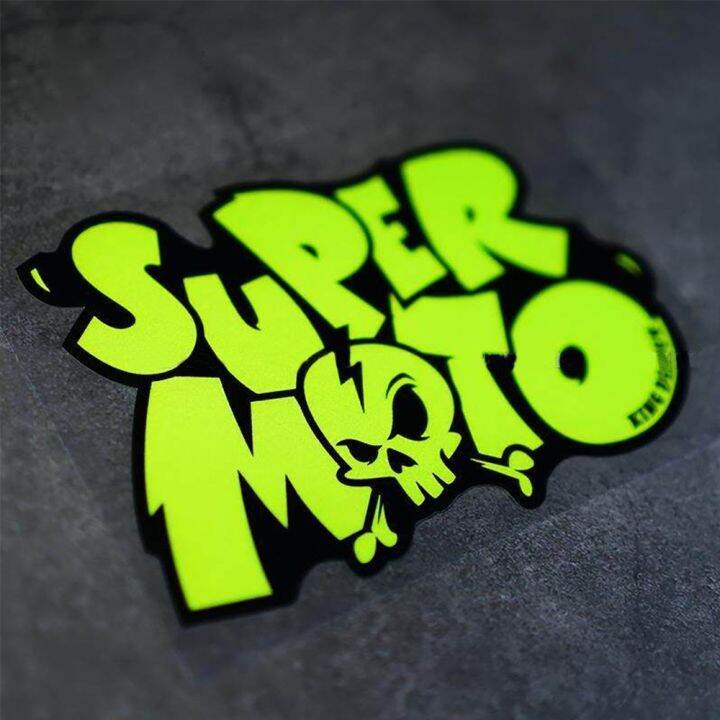 Reflective Motorcycle SUPER MOTO Thai Thailand Sticker Decal for Honda ...
