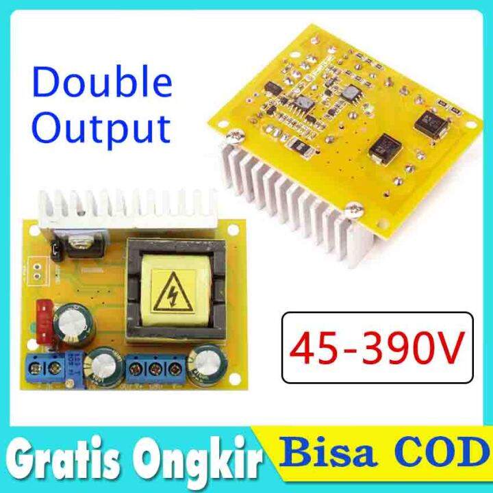 Step Up Modul Konverter Booster Tegangan Tinggi Dc-Dc 8-32v Ke 45~390v ...