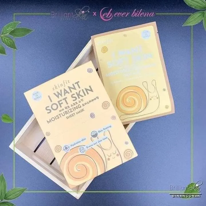 Skinfit I Want Soft Skin MOISTURIZING Sheet Mask 21g | Lazada PH