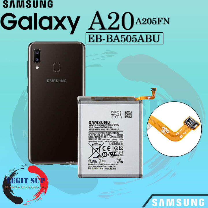 Samsung Galaxy A20 Battery SM-A205FN Model: EB-BA505ABU 4000mAh ...