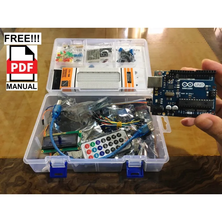 durable (2022) Arduino Upgraded Leaning Kit w/ FREE PDF Manual UNO R3 DIP Official Version Kit ...