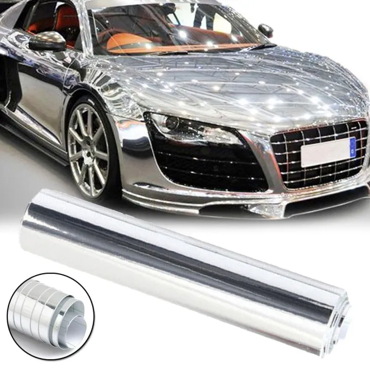 Mileauto Mirror Vinyl Wrap UV Resistance Sticker Chrome Mirror Vinyl ...