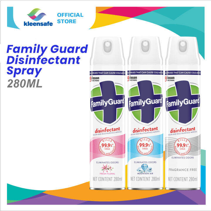 Kleensafe x Family Guard Disinfectant Spray Room and Multi-surface ...