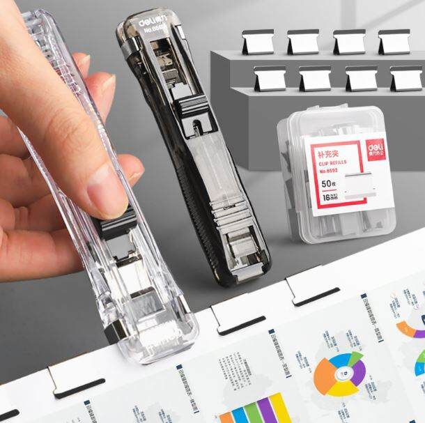 Paper Clipper Refills 40 Sheets Capacity File Document Bind Tools ...