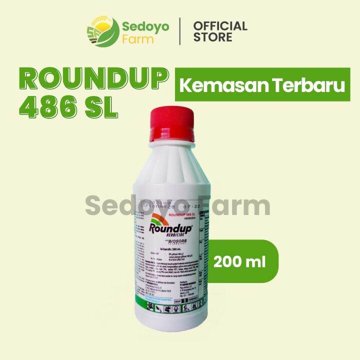Obat Pembasmi Rumput Liar dan Gulma Herbisida Roundup Biosorb Kemasan ...