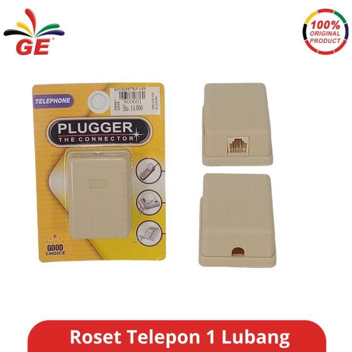GE - Roset Telepon 1 Lubang 900601 | Lazada Indonesia