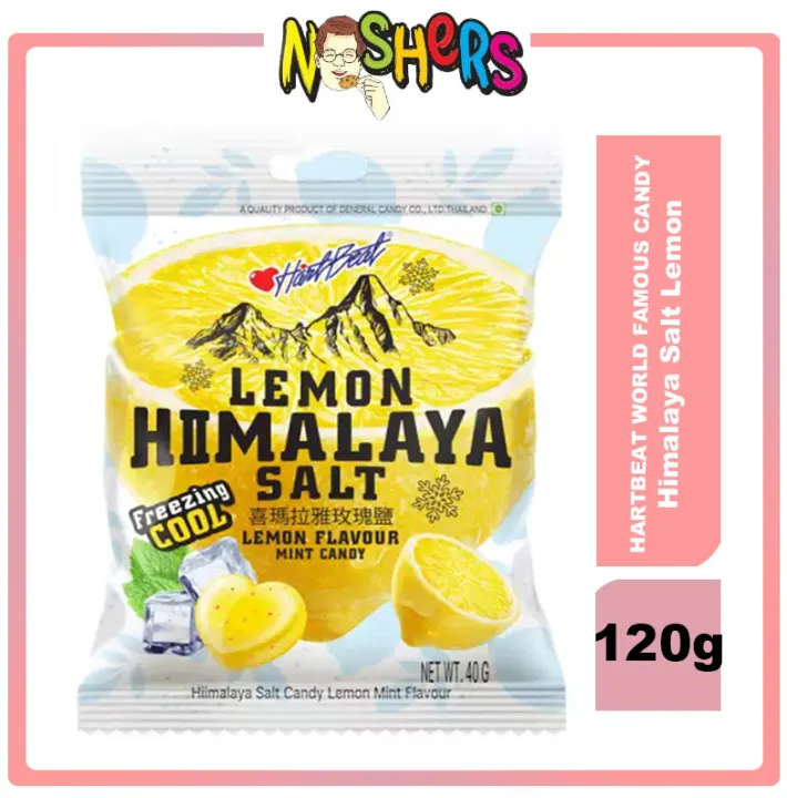 Noshers Hartbeat Himalaya Lemon Salt Candy with Vitamin C 120grams ...