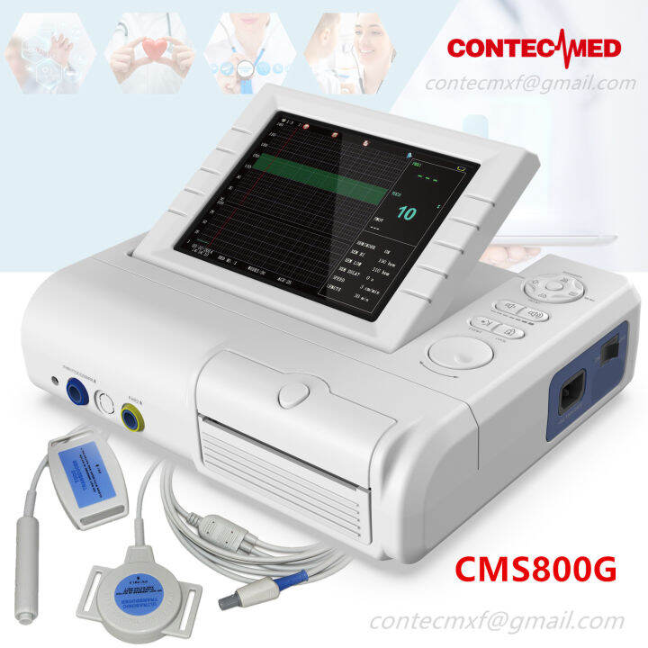 ContecMed CMS800G Digital Fetal Monitor Fetal Heart Rate Monitor Mother ...