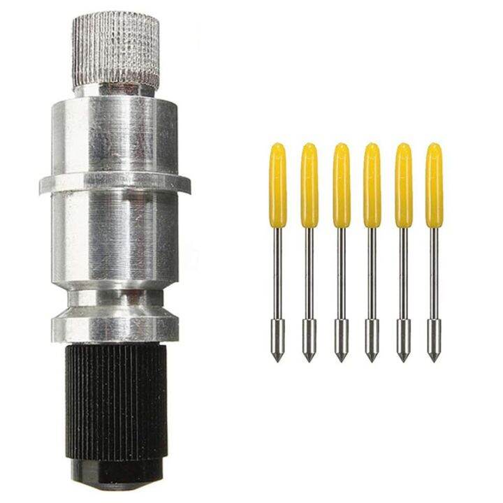 15PCS 30 Degree Graphtec CB09U CB09 Blades Vinyl Plotter Cutter + 1PCS Blade Holder Housing ...