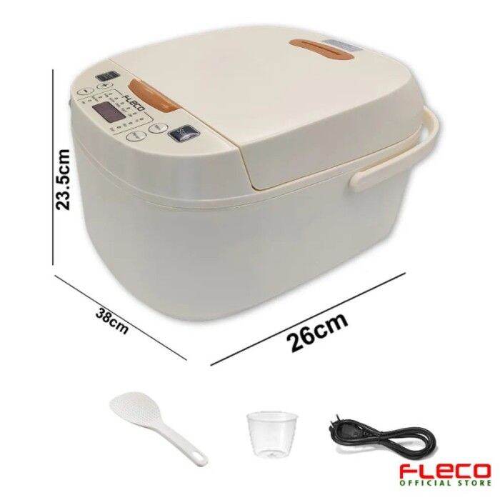 Rice Cooker 2 Liter Murah Promo Fleco QB-801 Penanak Nasi Low Carbo Low ...