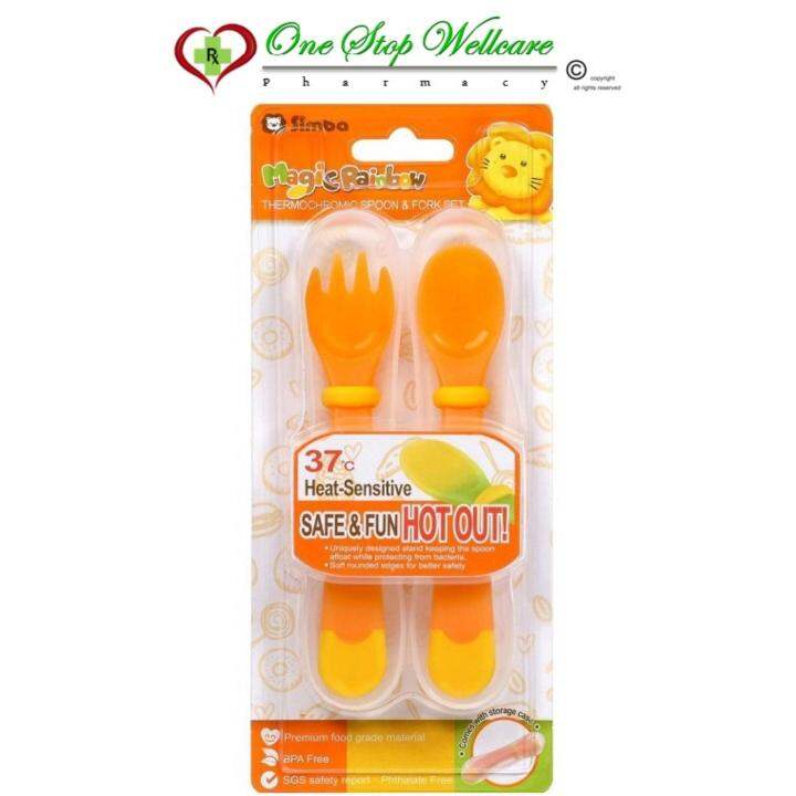 SIMBA THERMOCHROMIC SPOON SET (ORANGE) | Lazada