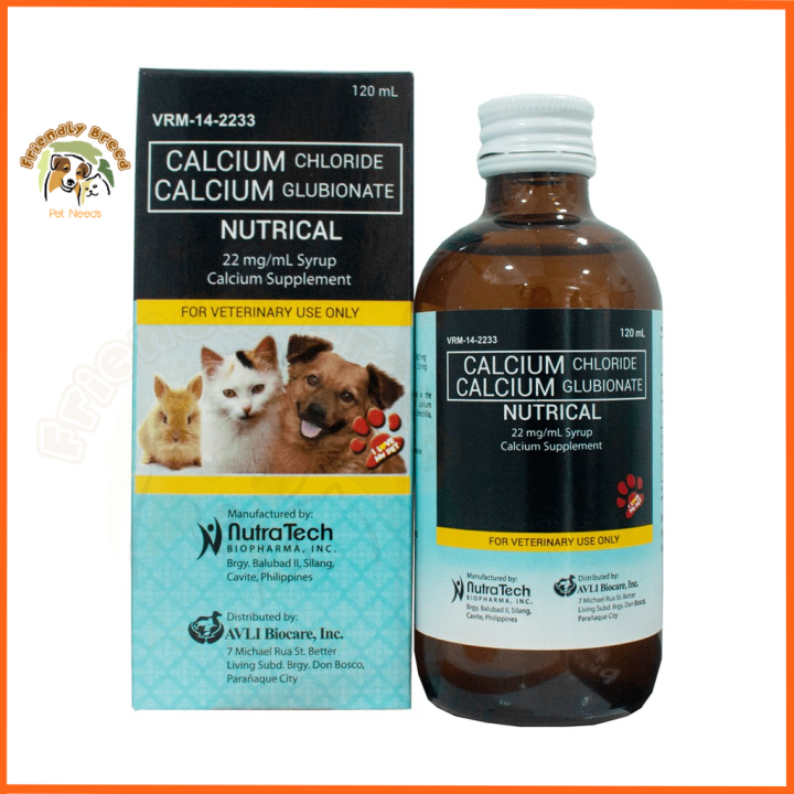 Nutrical Calcium Syrup for Dogs & Cats 120ml | Lazada PH