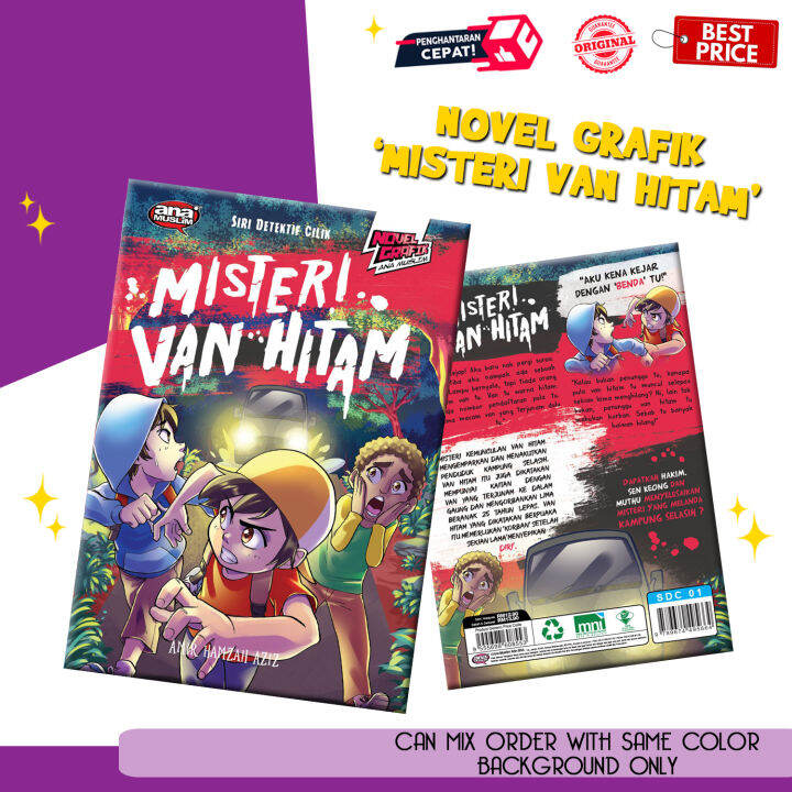 Misteri Van Hitam [Siri Detektif Cilik] Novel Grafik | Kanak-Kanak ...