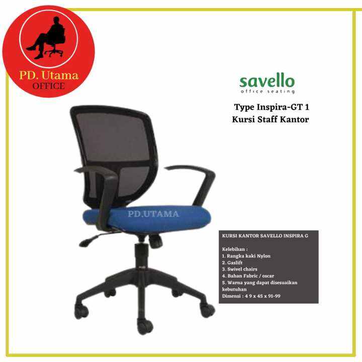 Kursi Staff Savello Inspira GT1 Kursi Meeting/Kursi Kerja/Kursi Kantor ...